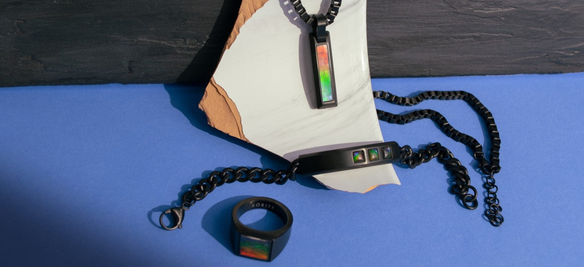 Midnight Collection KORITE – Ammolite Museum